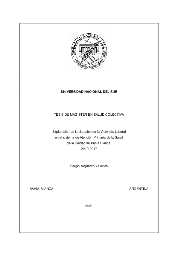 (PDF) VELOVICH S. A. TESIS