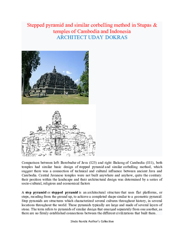 (DOC) Corbelling Systems and the Stepped pyramid of Borobudur