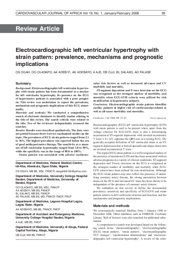 (PDF) Electrocardiographic left ventricular hypertrophy with strain ...