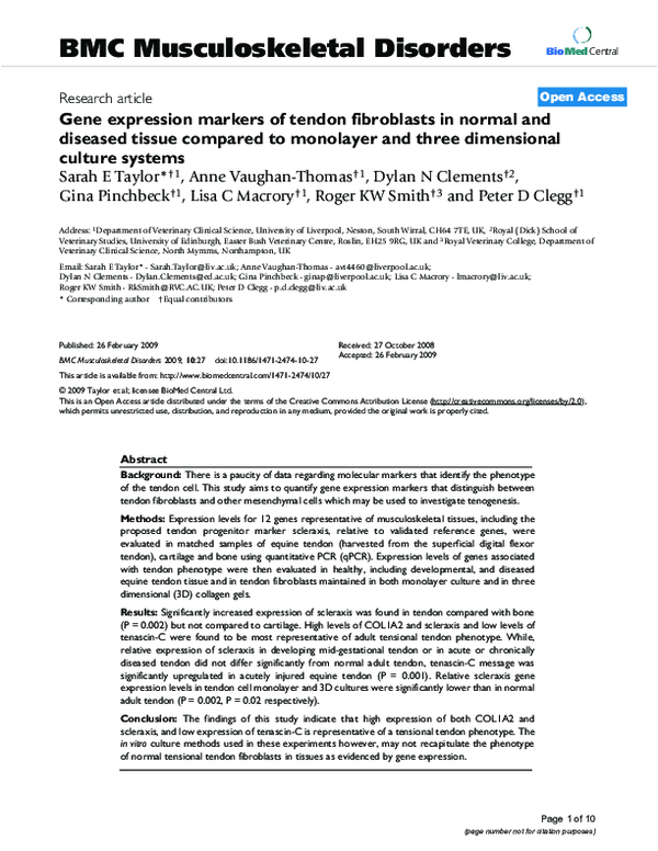 (PDF) BMC Musculoskeletal Disorders BioMed Central