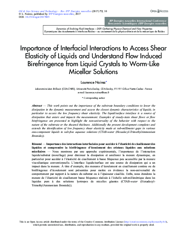 (PDF) Viscosity measurements of nanoscale liquid films | Shah Khan ...