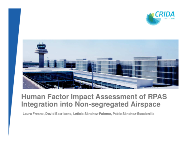 (PDF) Human Factor Impact Assessment of RPAS Integration into Non ...