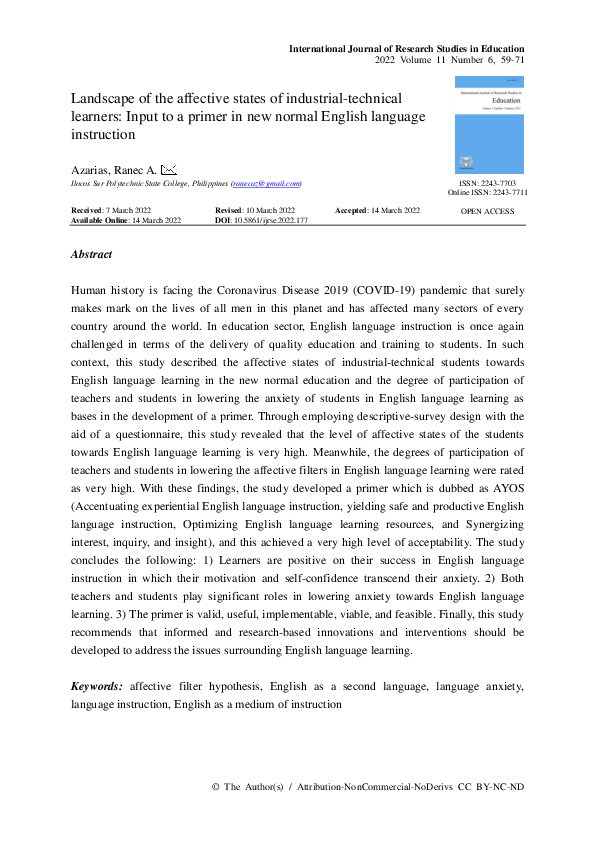 (PDF) Landscape of the affective states of industrial-technical ...