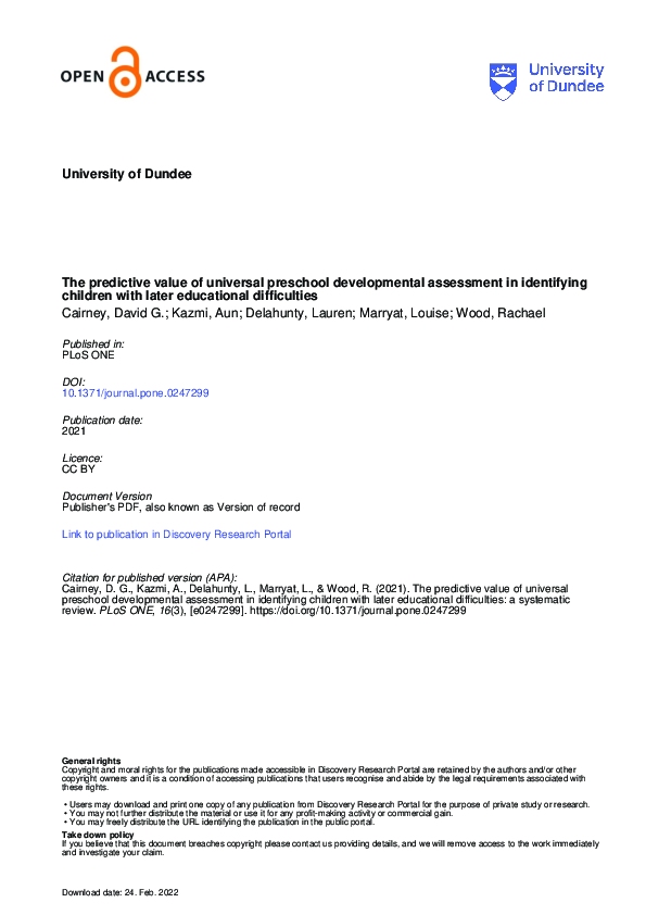 (PDF) Neuropsychological Assessment Should Always be Considered in ...