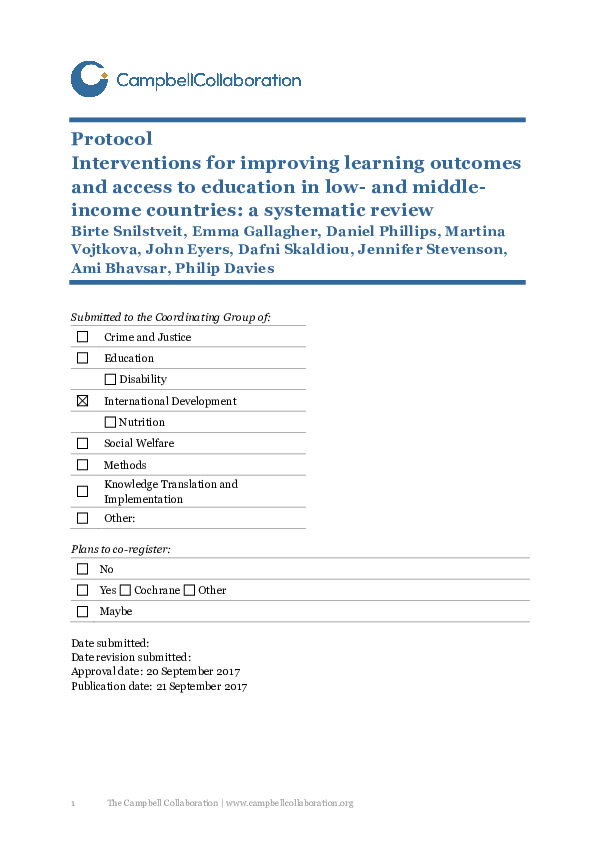 (PDF) PROTOCOL: Protocol Interventions for improving learning outcomes ...