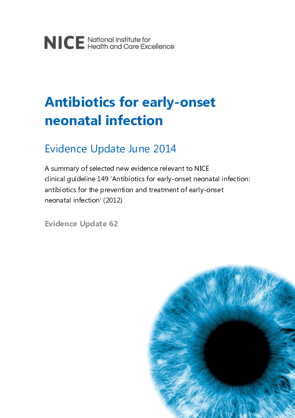 (PDF) Antibiotics for early onset neonatal infection | David Howe ...