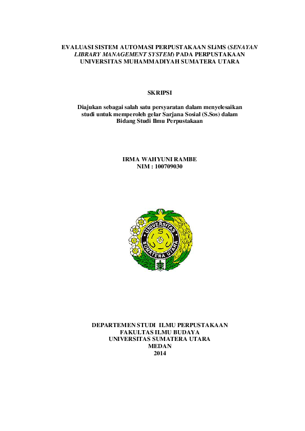 (PDF) Evaluasi Sistem Automasi Perpustakaan SLiMS (Senayan Library ...