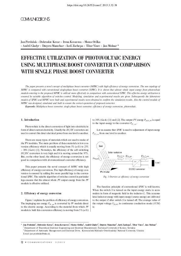 (PDF) Effective Utilization of Photovoltaic Energy Using Multiphase ...
