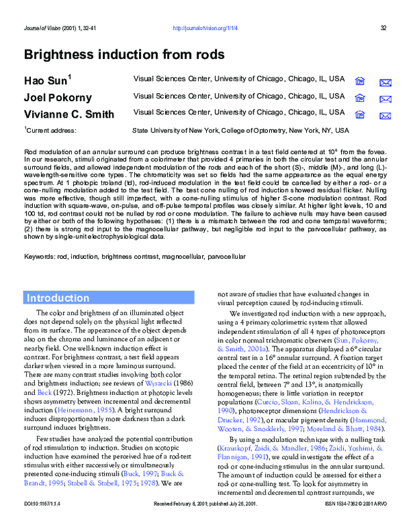 (PDF) Brightness induction from rods