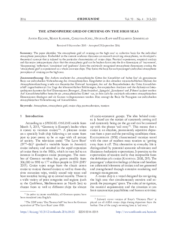 (PDF) The atmospheric grid of cruising on the high seas | Helena Rapp ...