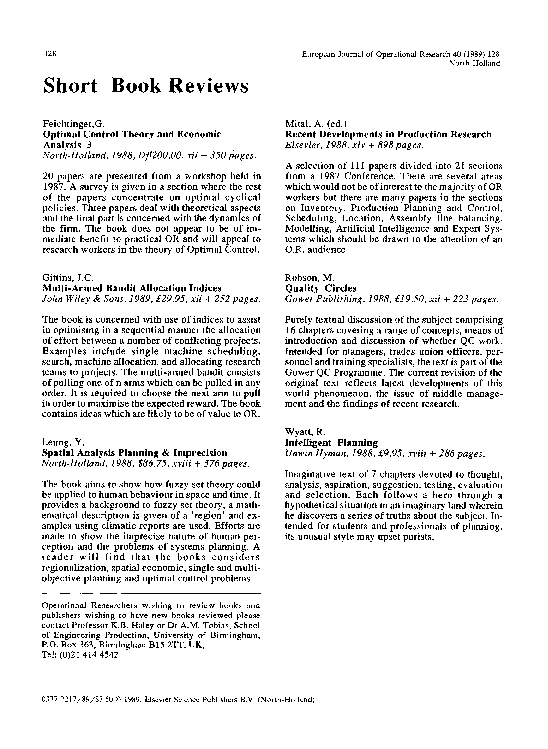 Pdf Multi Armed Bandit Allocation Indices 2671