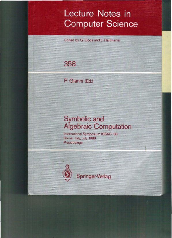 (PDF) An algorithm for symbolic computation of center manifolds