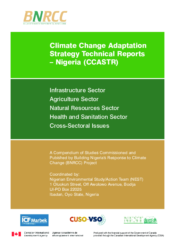 (PDF) Climate Change Adaptation Technical Report