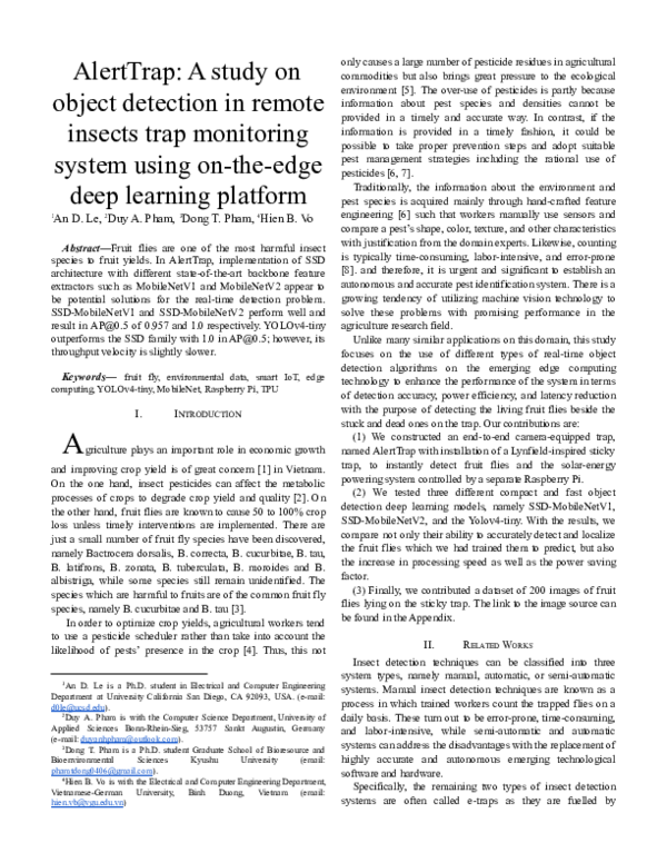 (PDF) AlertTrap: A study on object detection in remote insects trap monitoring system using on ...