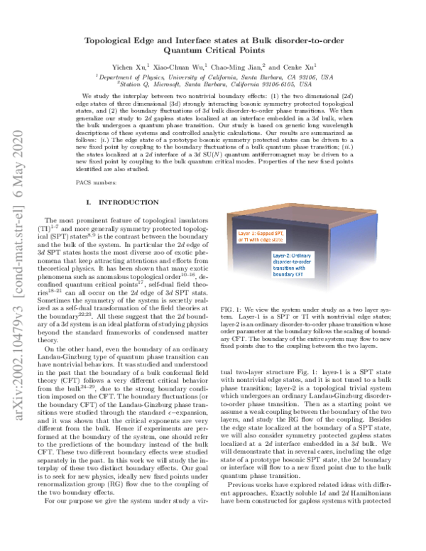 (PDF) Topological edge and interface states at bulk disorder-to-order ...