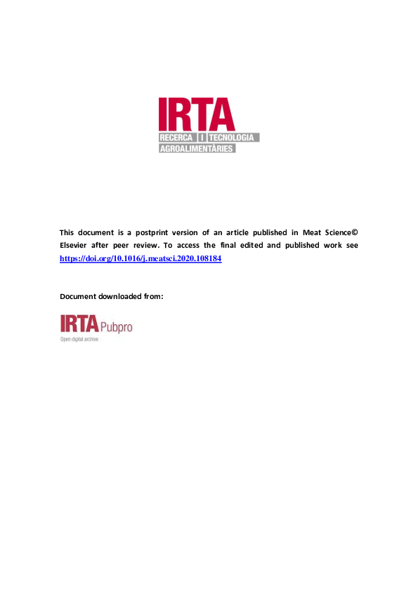 (PDF) Co-extruded alginate as an alternative to collagen casings in the ...