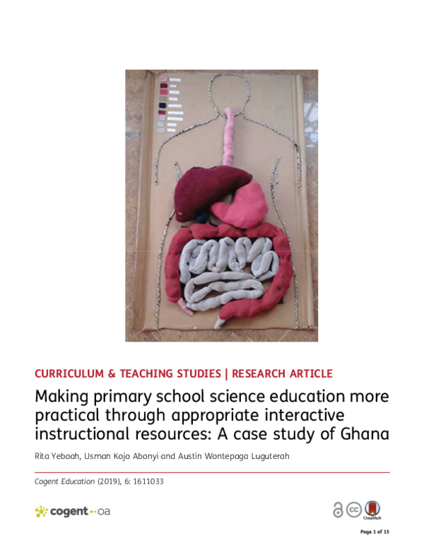 (PDF) Making primary school science education more practical through ...
