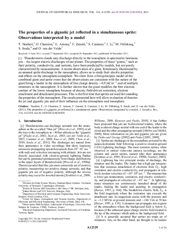 (PDF) The properties of a gigantic jet reflected in a simultaneous ...