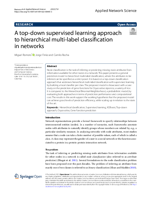 Pdf A Top Down Supervised Learning Approach To Hierarchical Multi