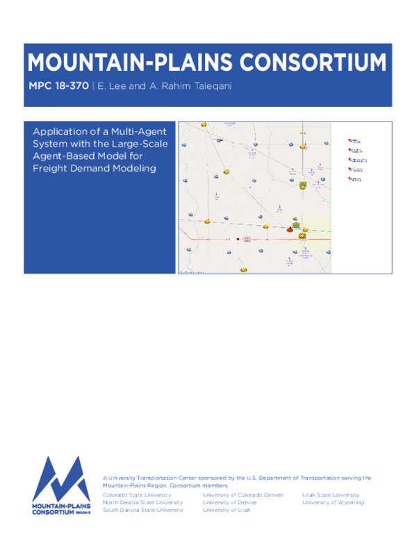 Pdf Application Of A Multi Agent System With The Large Scale Agent Based Model For Freight