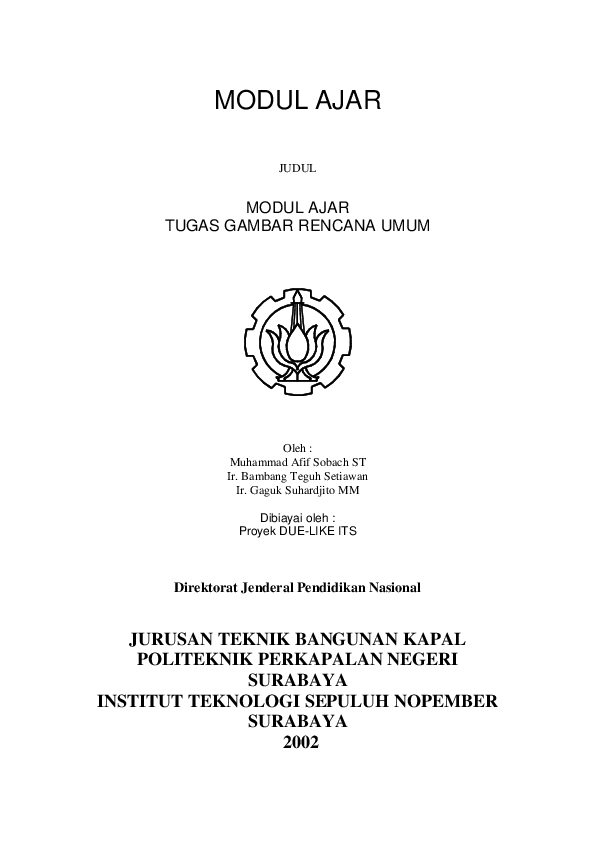 (PDF) MODUL RANCANGAN KAPAL