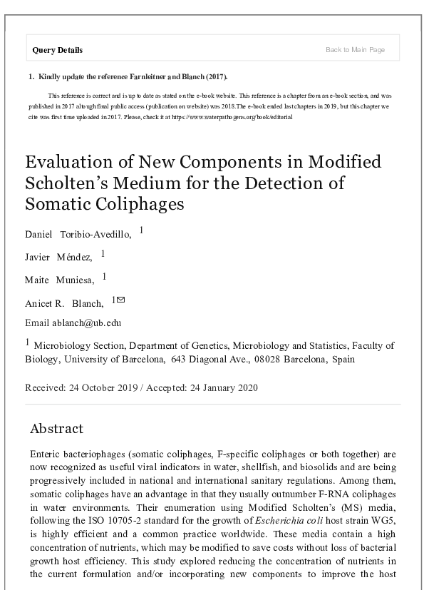 (PDF) New approach for the simultaneous detection of somatic coliphages ...