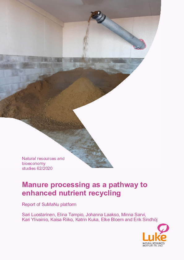 (PDF) Manure processing as a pathway to enhanced nutrient recycling ...