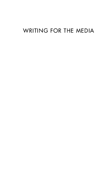 (PDF) Writing for the Media
