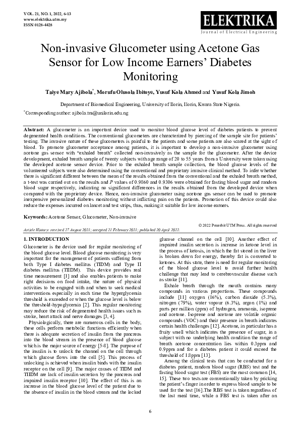 PDF Non invasive Glucometer Using Acetone Gas Sensor For Low Income pdf-non-invasive-glucometer-using-acetone-gas-sensor-for-low-income