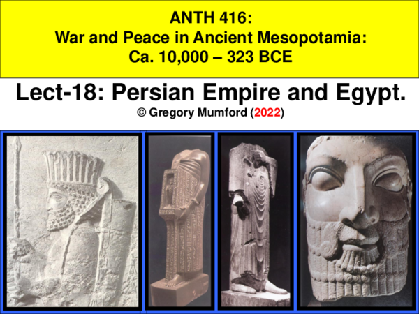 (PDF) Lecture-18 (ppt.): The Persian Empire, particularly dealing with ...