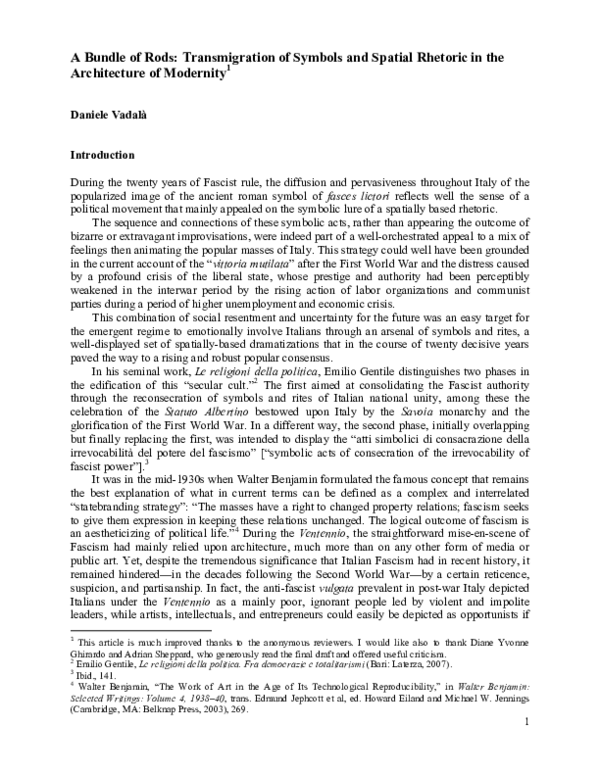 (PDF) A Bundle of Rods: Transmigration of Symbols and Spatial Rhetoric ...