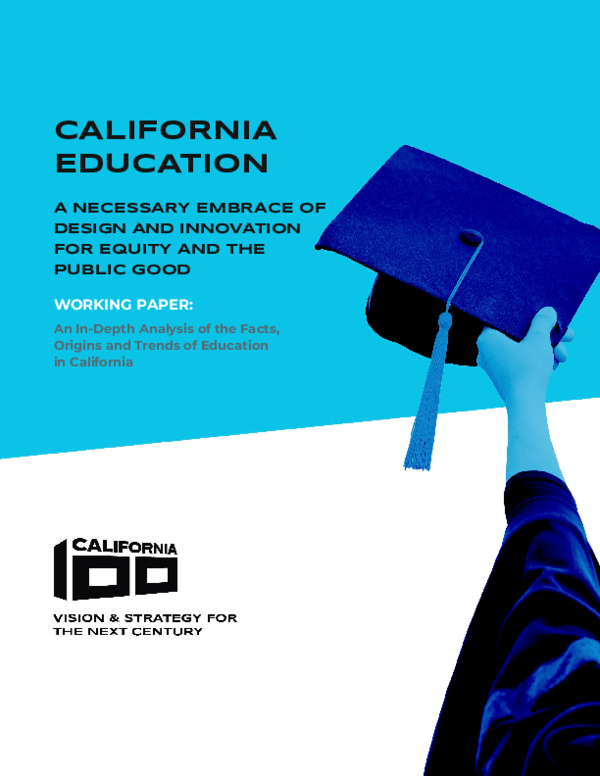 (PDF) California education: A necessary embrace of design and ...