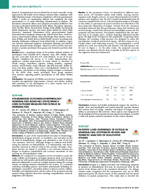 PDF SUN 097 Patients Lived Experience Of Fatigue In Hemodialysis pdf-sun-097-patients-lived-experience-of-fatigue-in-hemodialysis