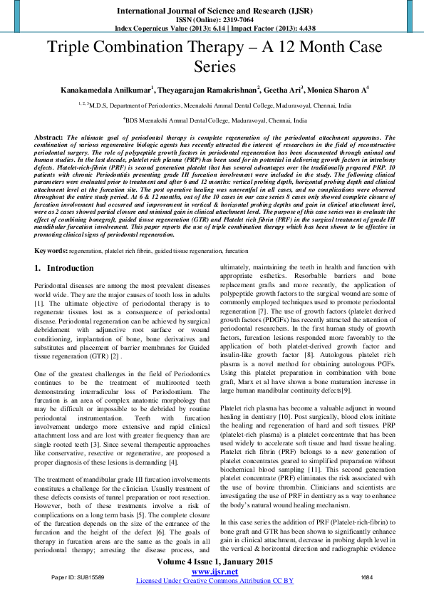 (PDF) Triple Combination Therapy – A 12 Month Case Series