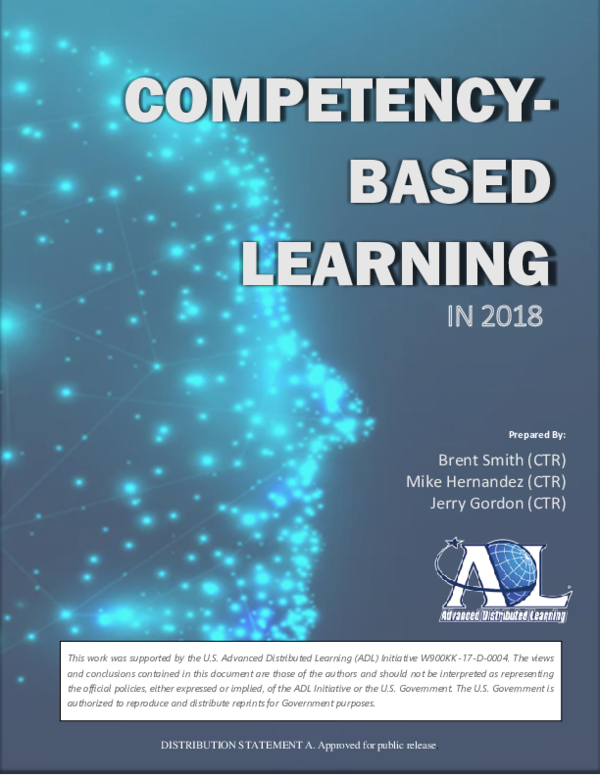 (PDF) Competency-Based Learning in 2018