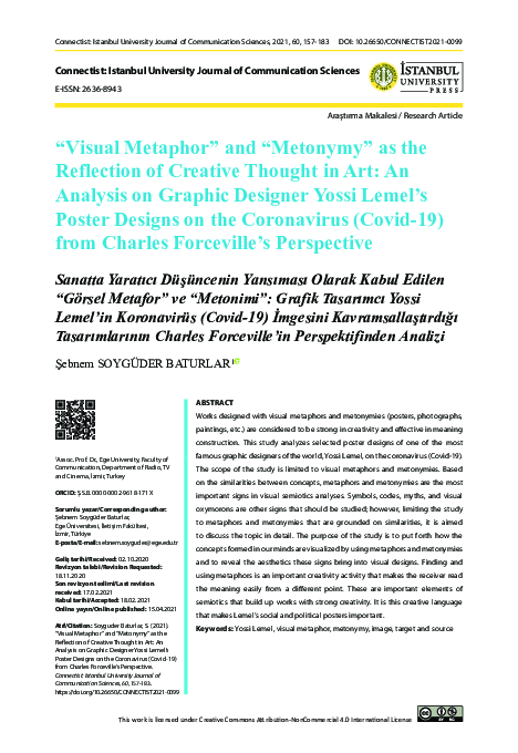(PDF) "Visual Metaphor" and "Metonymy" as the Reflection of Creative ...