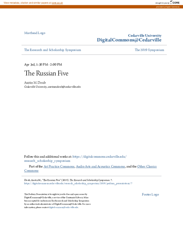 (PDF) The Russian Five
