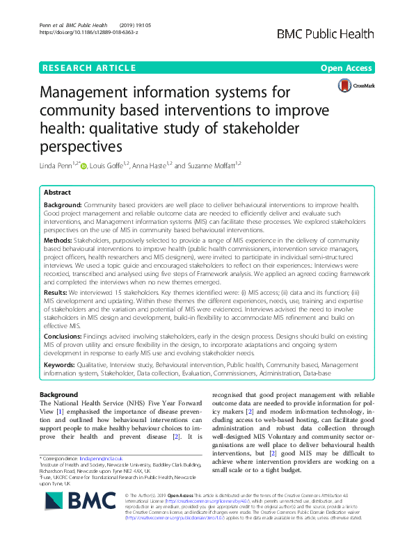 (PDF) Routine Health Information System (RHIS) interventions to improve ...