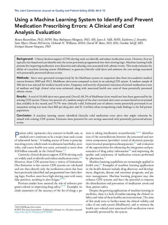 (PDF) Using a Machine Learning System to Identify and Prevent ...