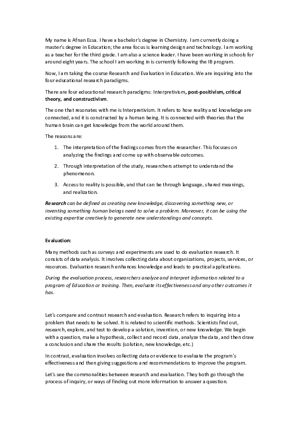 (PDF) Evaluation and research .pdf