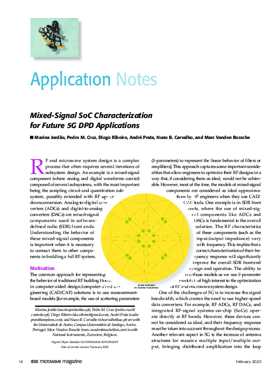 (PDF) Mixed-Signal SoC Characterization for Future 5G DPD Applications ...
