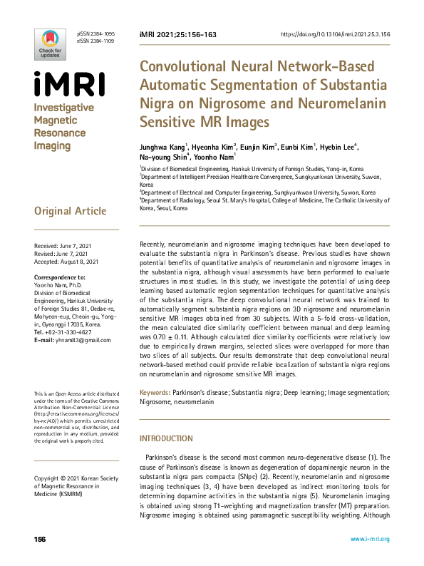 Pdf Convolutional Neural Network Based Automatic Segmentation Of
