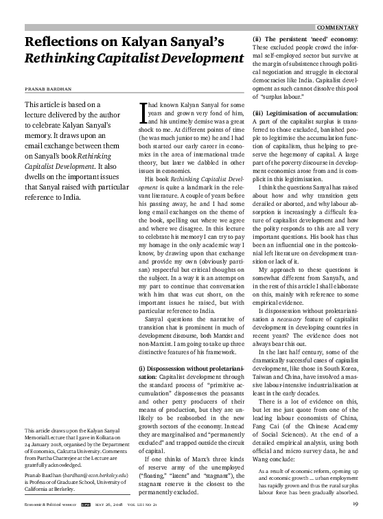 (PDF) Rethinking Capitalist Development