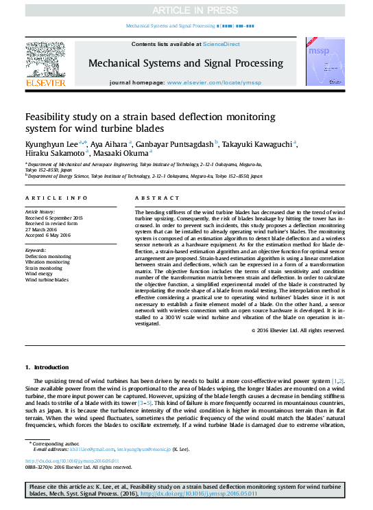 (PDF) Feasibility study on a strain based deflection monitoring system ...