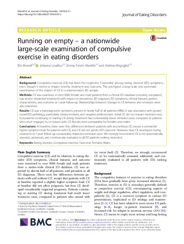 (PDF) Running on empty – a nationwide large-scale examination of ...