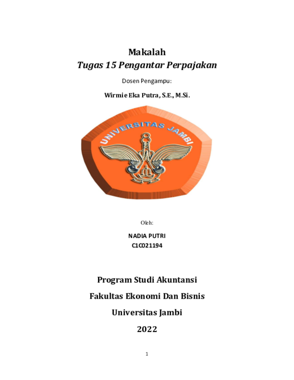 (PDF) MAKALAH PPN, PPnBM, PBB, BPHTB, DAN BEA MATERAI