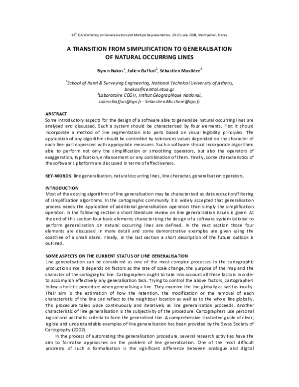 (PDF) A Transition from Simplification to Generalisation of Natural ...