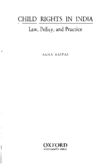 (PDF) Child Rights in India