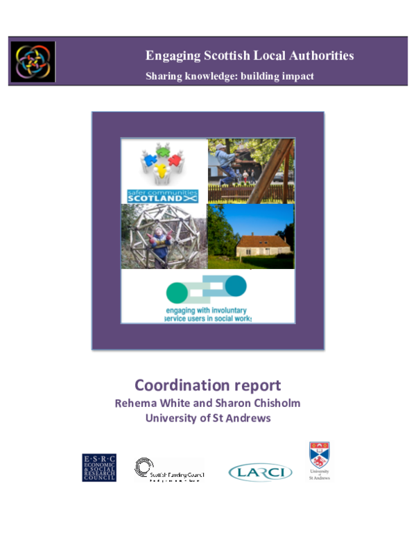 (PDF) ESLA coordination report White and Chisholm final
