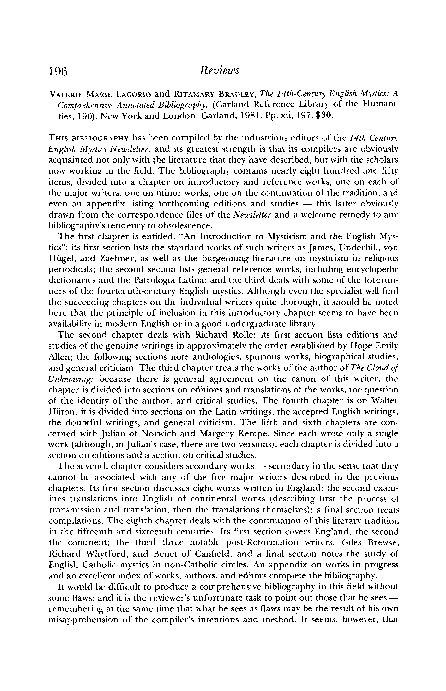 (PDF) The 14th-Century English Mystics: A Comprehensive Annotated ...